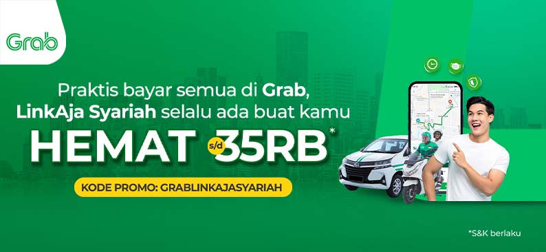 Promo & Diskon Grab April 2024 | LinkAja